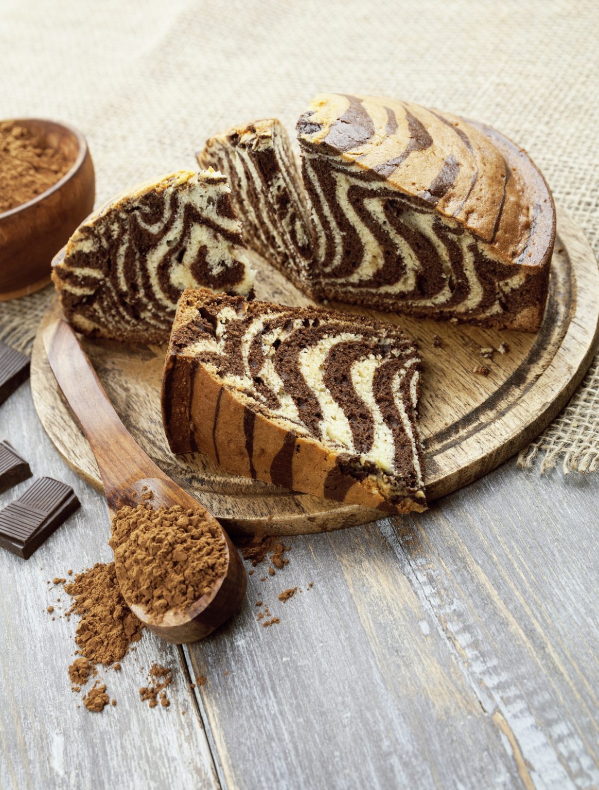 Le cake zébré - Zébra cake marbré - La meilleure recette