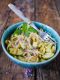 Pâtes aux courgettes et parmesan - Recette italienne